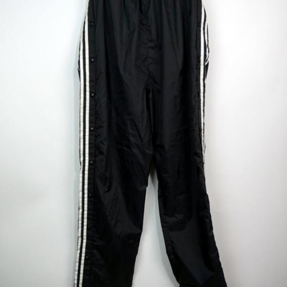 adidas | Pants | Vintage Adidas Snap Away Windpants Black White | Poshmark